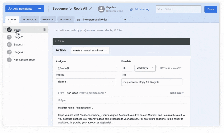 Sequences Made (Even) Easier | Mixmax