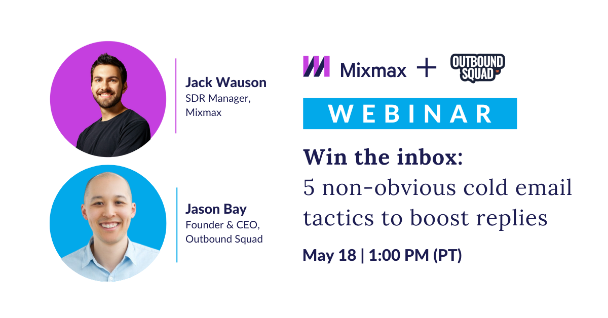 Webinar | Win the Inbox: 5 Non-Obvious Cold Email Tactics to Boost ...