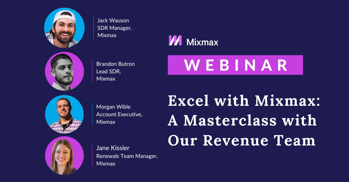 On-Demand Webinar: Excel with Mixmax
