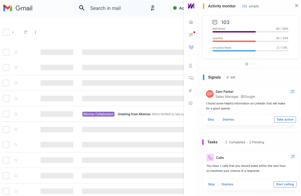 Sales Engagement Platform with Intelligent Signals